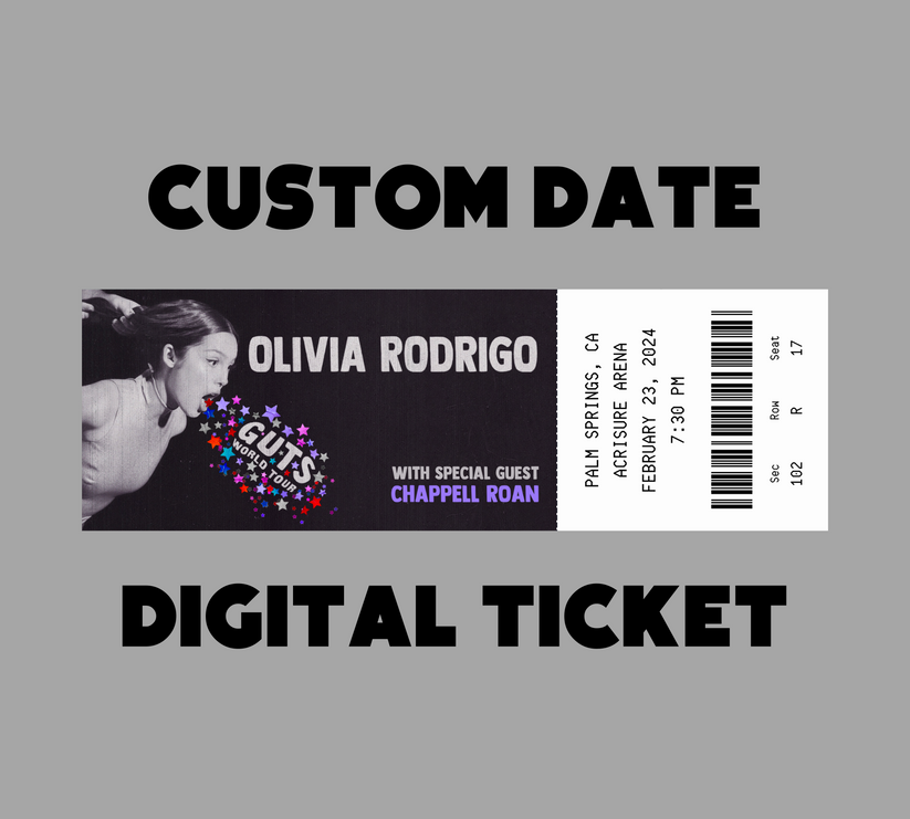 Guts Tour Digital Ticket – Big Blue Screen Studio